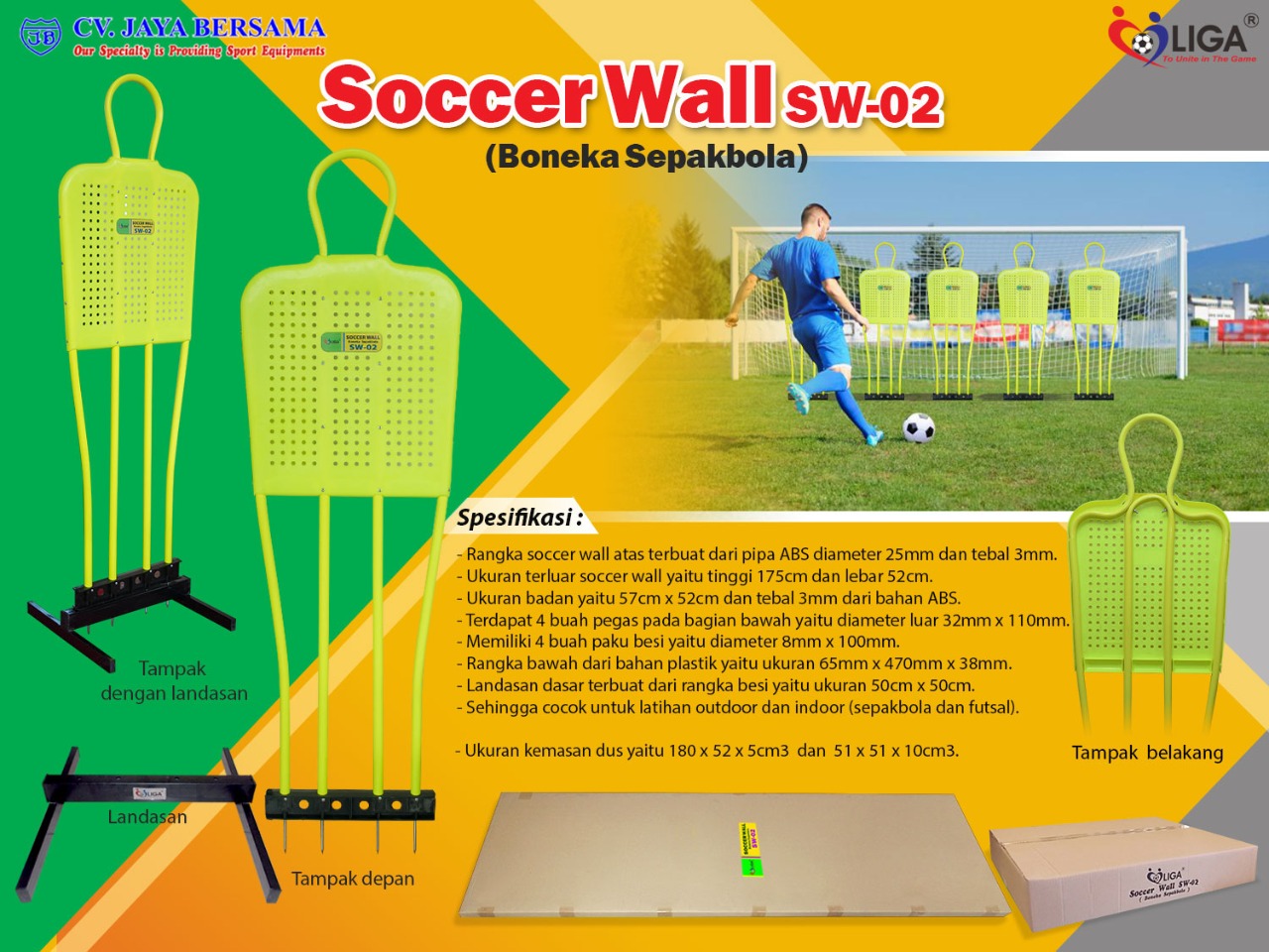 Soccer Wall Liga SW-02 - AGEN ALAT OLAHRAGA