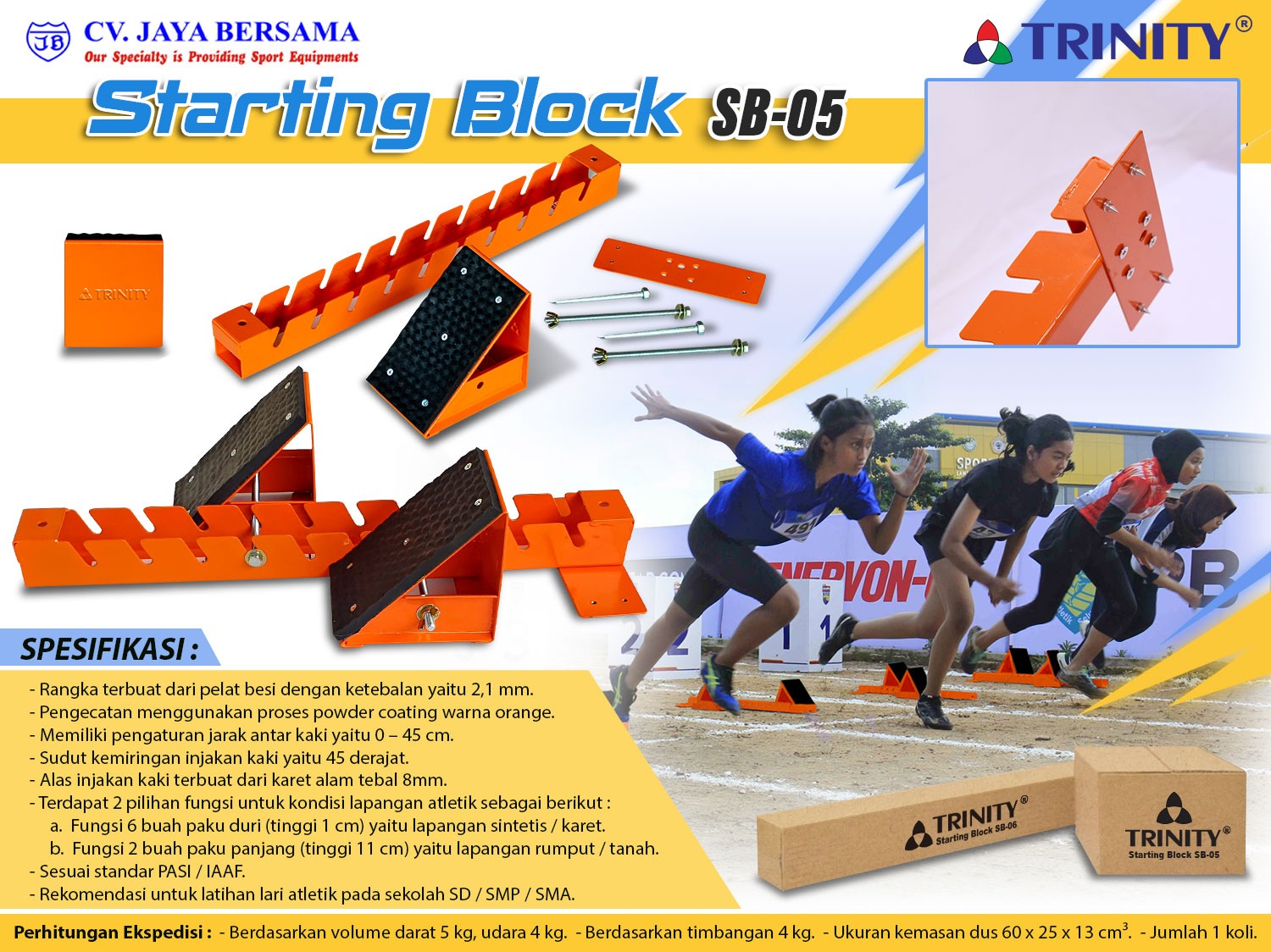 Starting Block Trinity SB-05 - AGEN ALAT OLAHRAGA